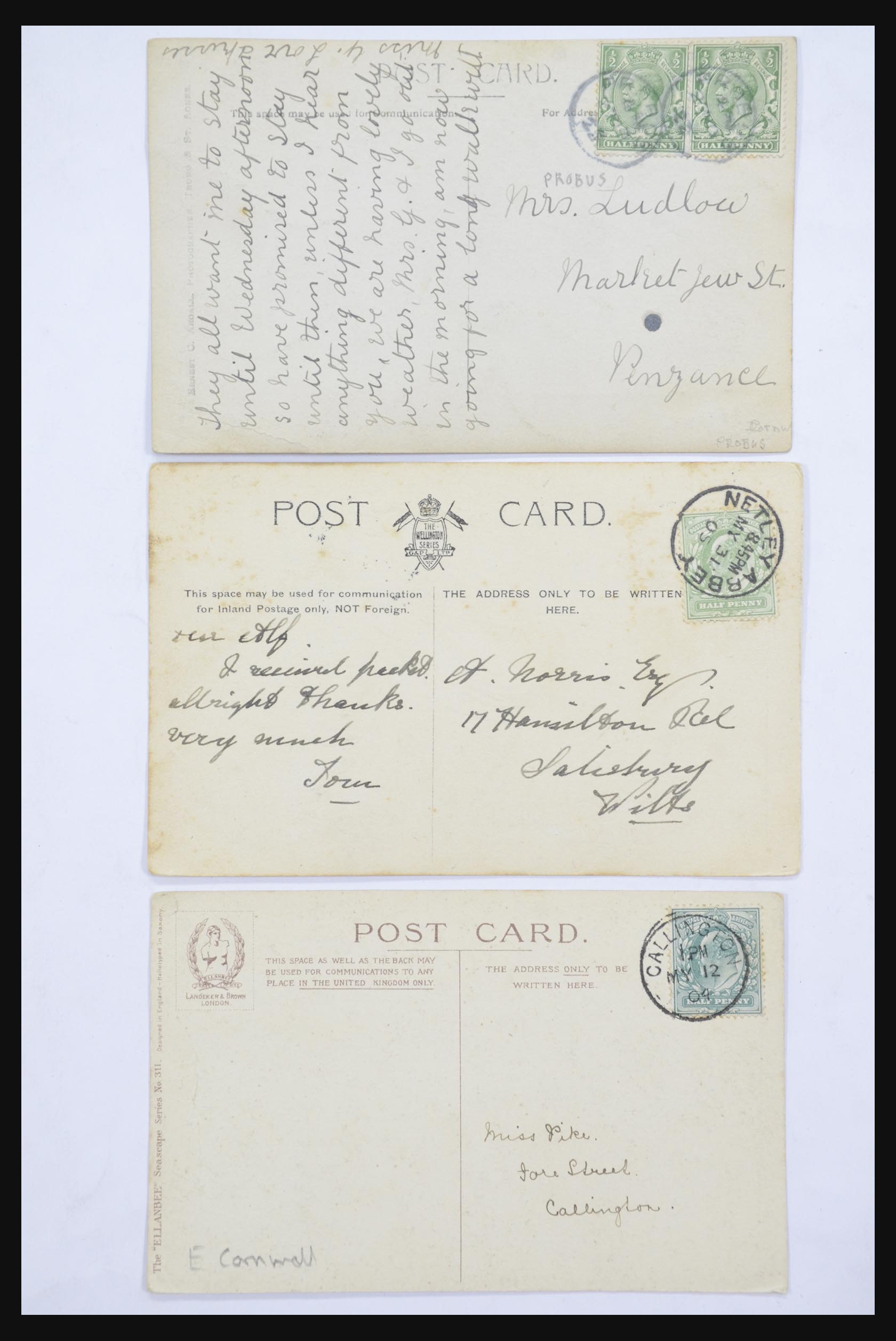 32513 Great Britain picture postcards/cancels 1890-1920. – The Stamp ...