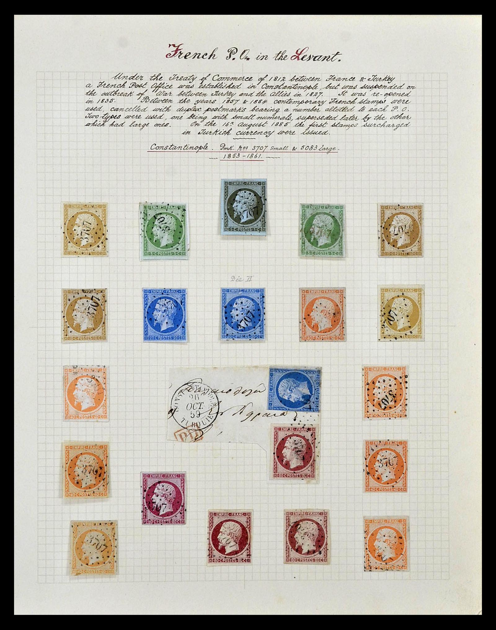 35100 French post in Levant SUPERcollection 1853-1923. – The Stamp ...