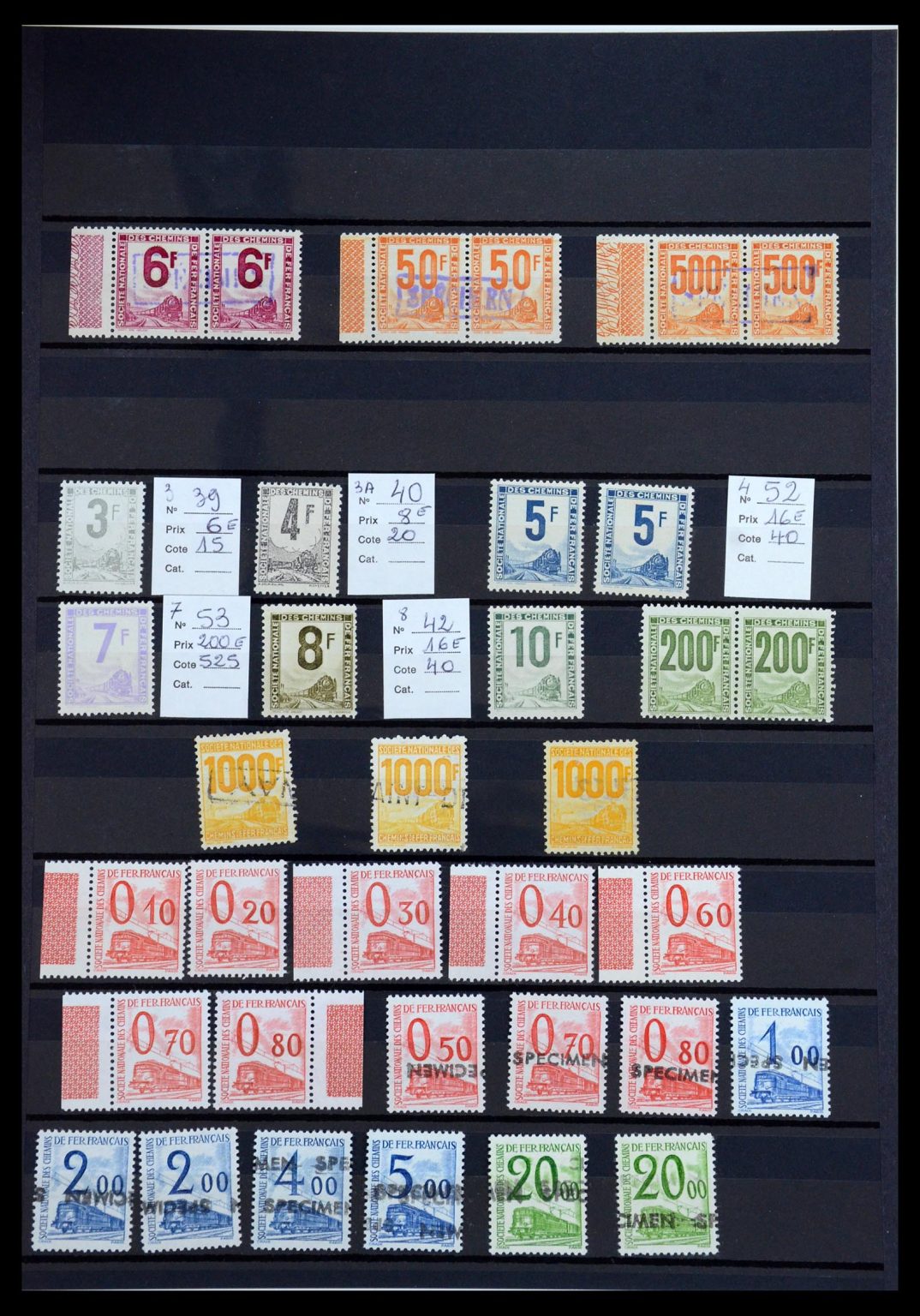 36199 France Parcel Post 1944 1960 The Stamp Group Over 2000 Stamp Collections