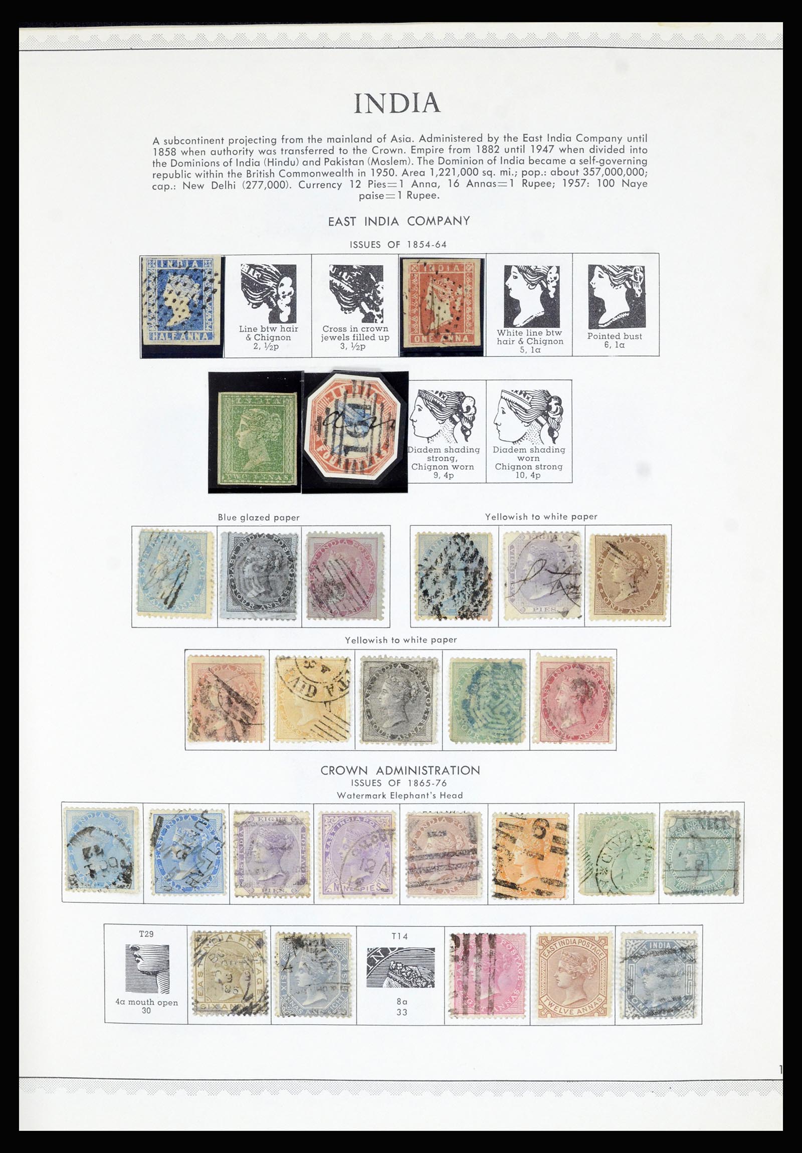 36880 India en States 1854-1960. – The Stamp Group – Over 2,000 stamp ...