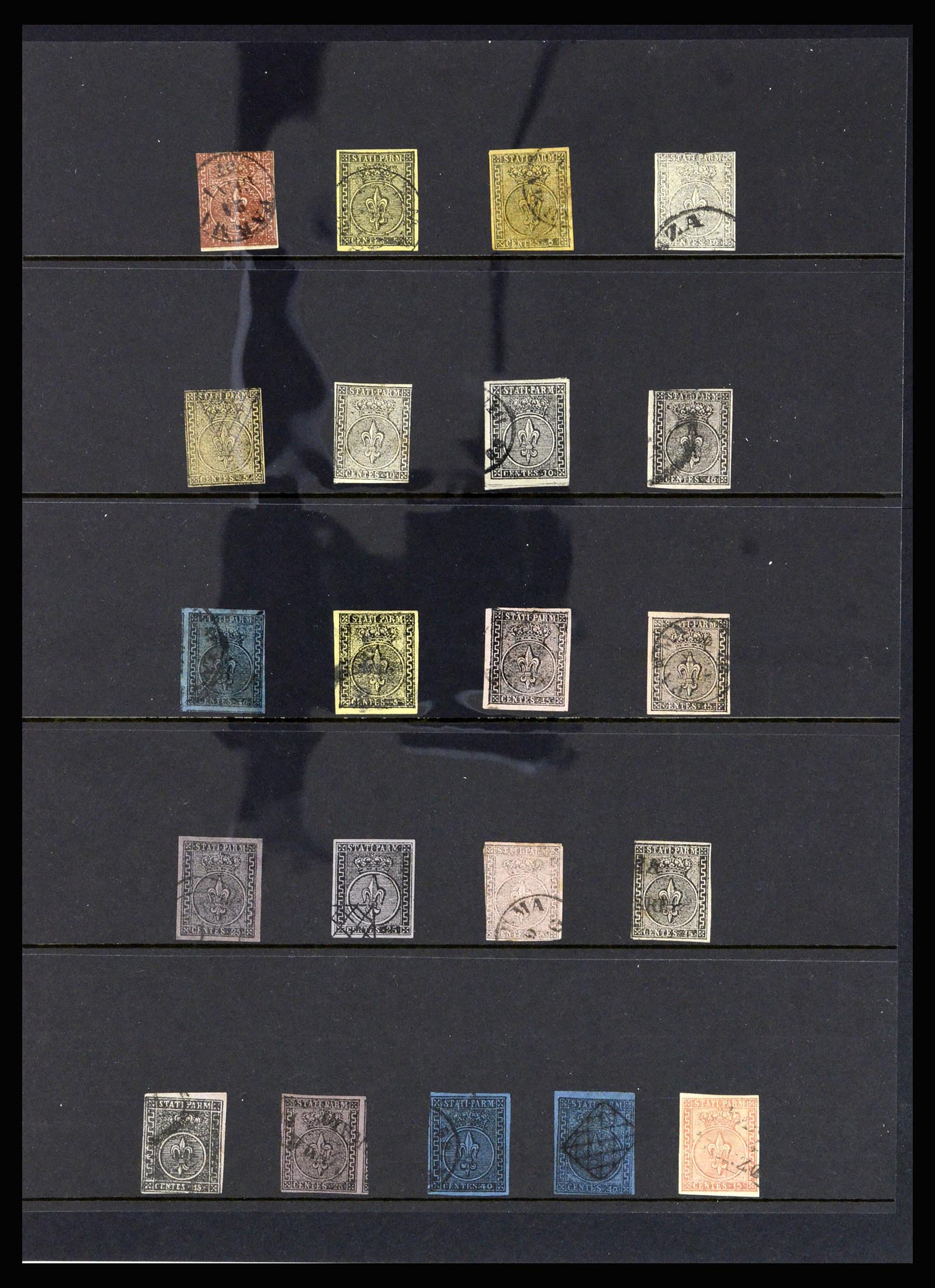 37078 Parma 1852-1859. – The Stamp Group – Over 2,000 stamp collections