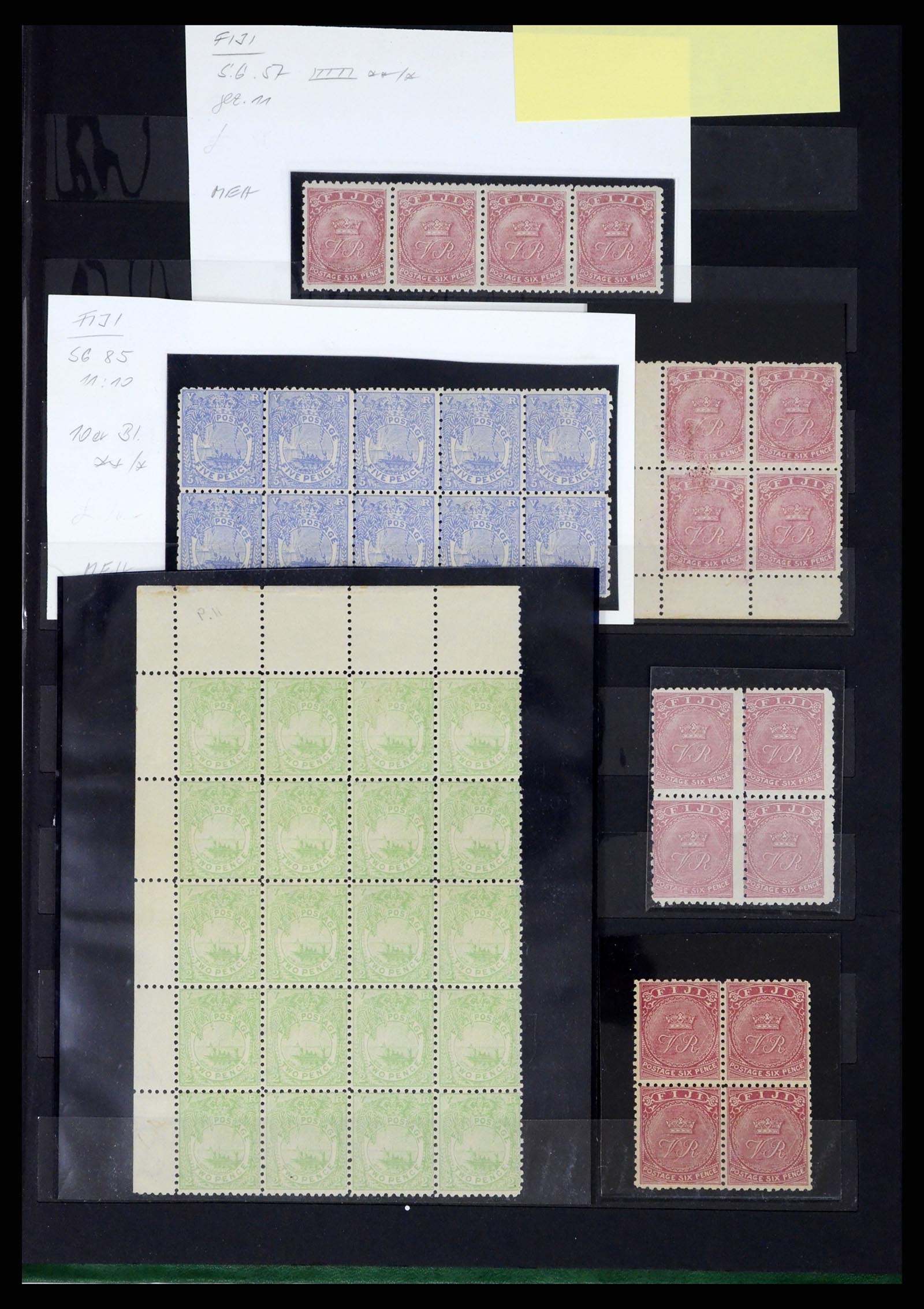 38008 Fiji 1871-1980. – The Stamp Group – Over 2,000 stamp collections
