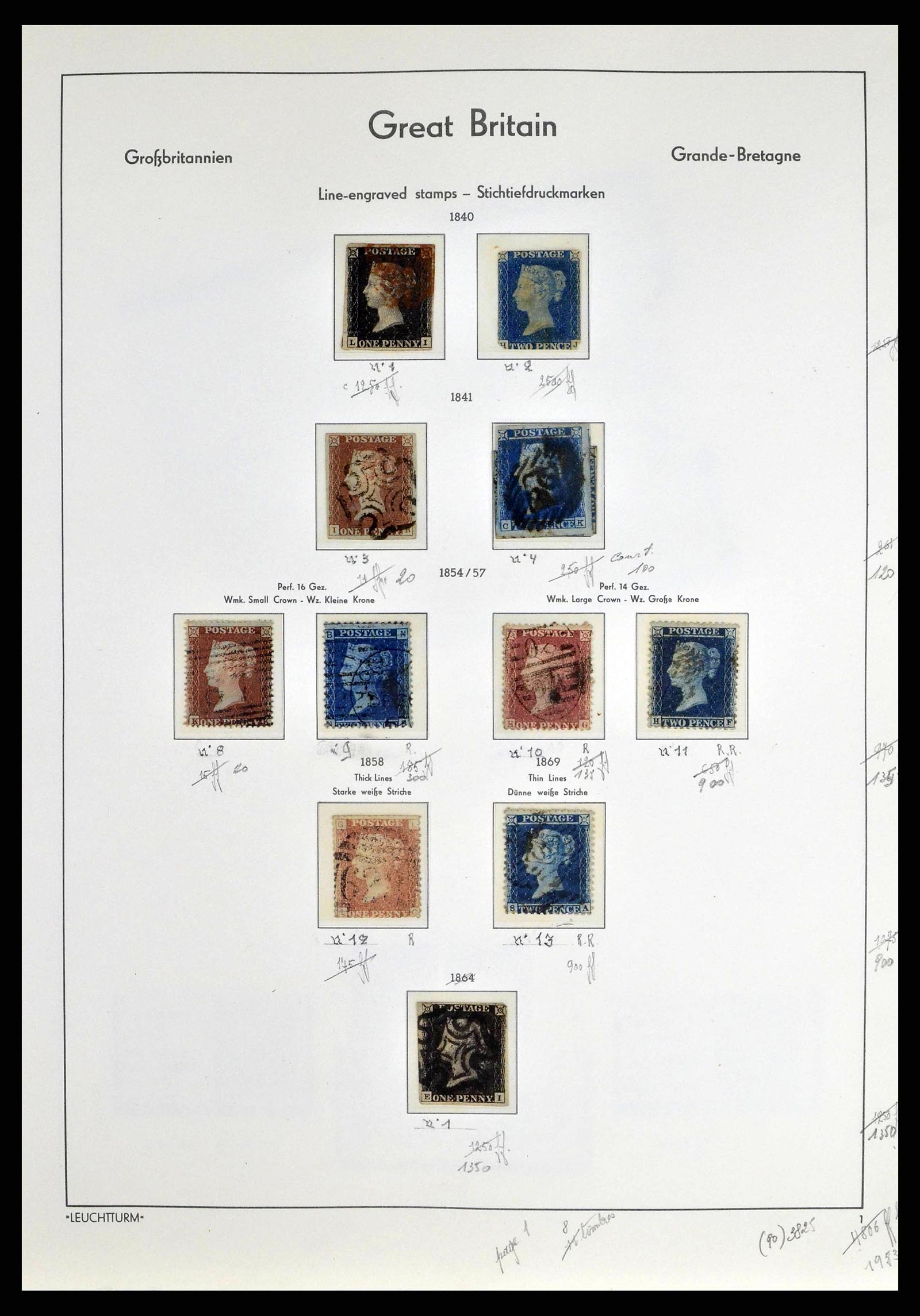 38649 Great Britain 1840-1971. – The Stamp Group – Over 2,000 stamp ...