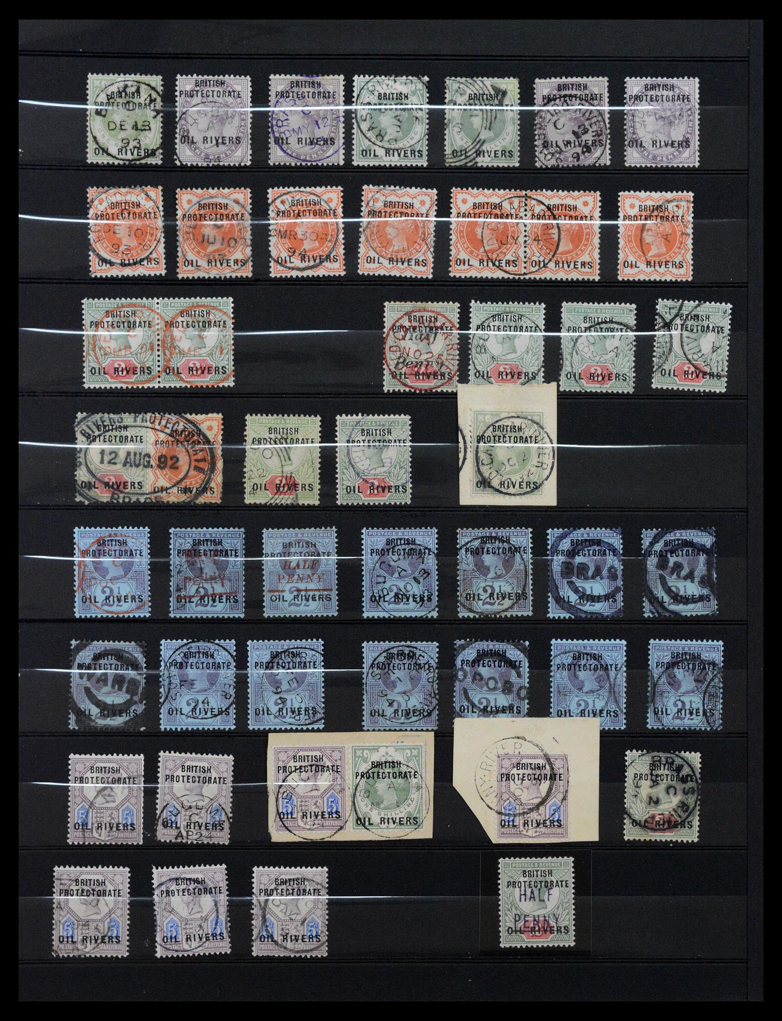 39583 Oil River protectorate 1892-1893. – The Stamp Group – Over 2,000 ...