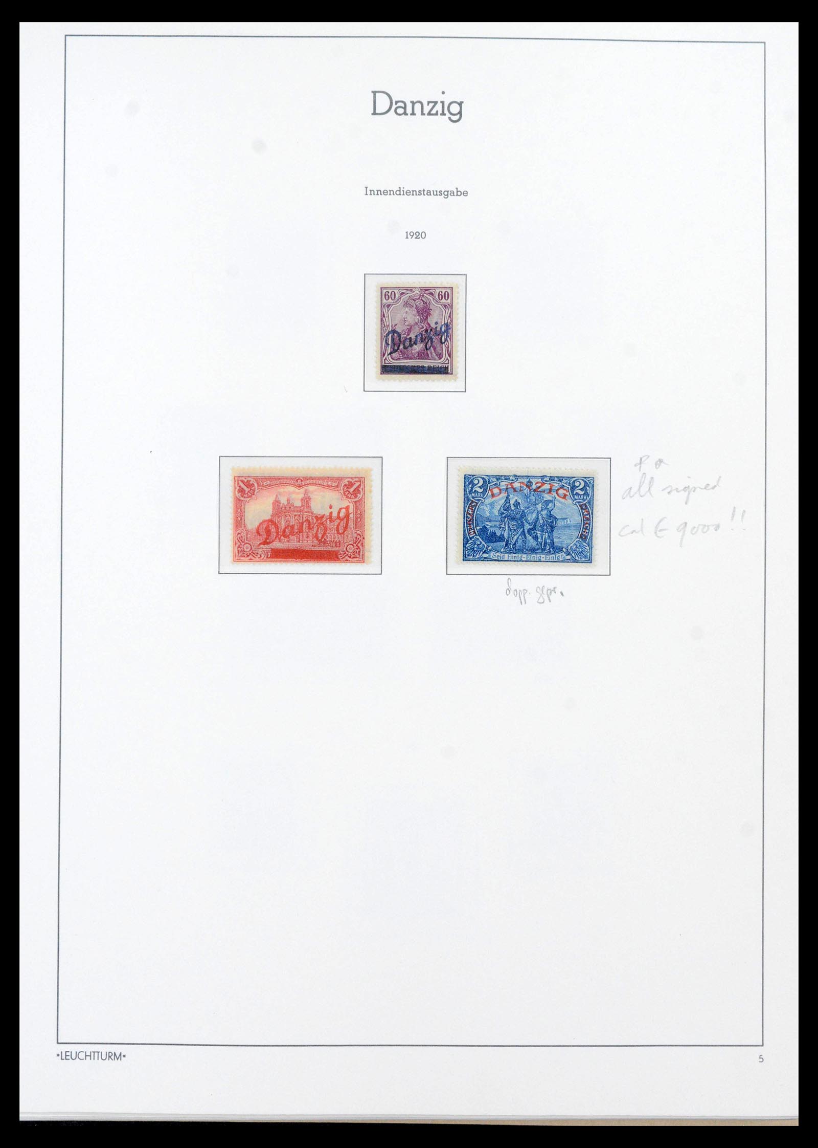 39815 Danzig complete 1920-1939. – The Stamp Group – Over 2,000 stamp ...