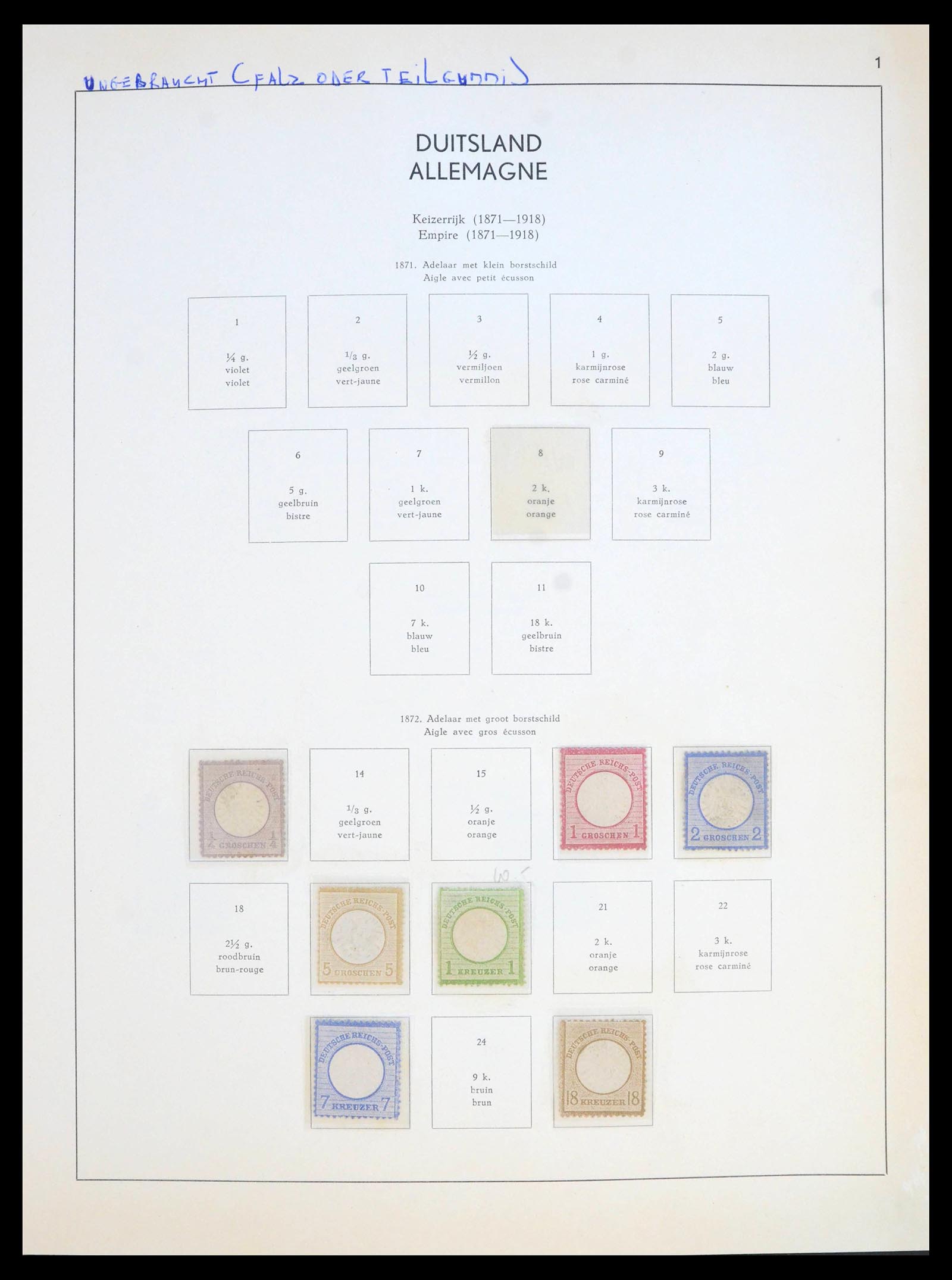 39855 Germany 1872-1975. – The Stamp Group – Over 2,000 stamp collections