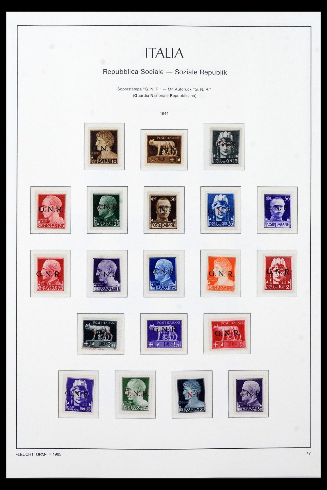 40570 Italy RSI complete 1943-1946. – The Stamp Group – Over 2,000 ...